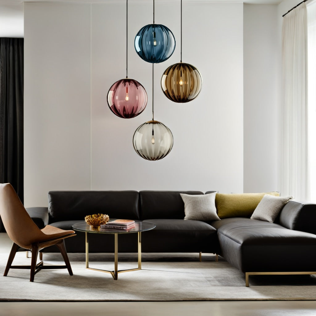 Suspension Luminaire Verre Moderne Claire | Lumiart – LumiArt